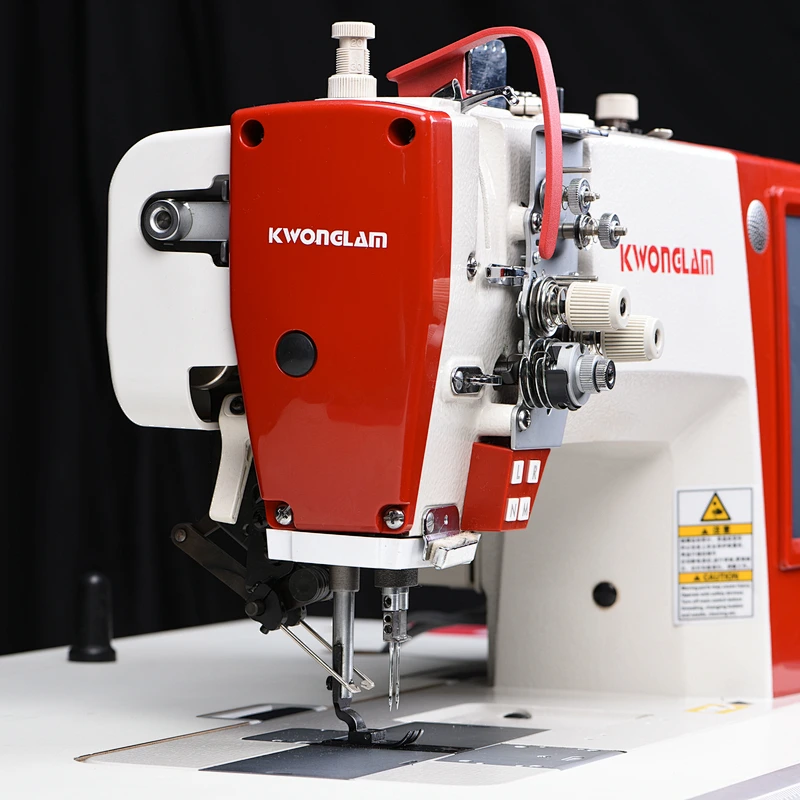 Intelligent Double Needle Lockstitch Sewing Machine-kwonglam