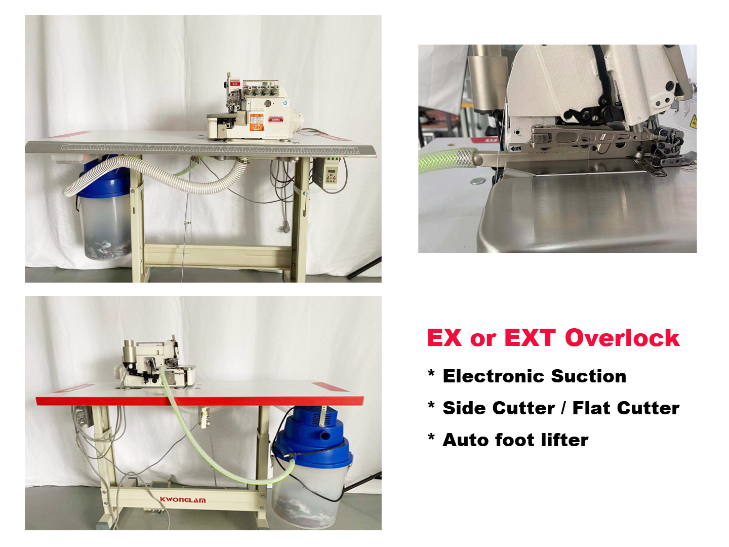 KL-EXT5114D-AC1360 Variable Top Feed Small Cylinder Bed Direct Drive ...