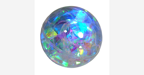 TPU clear flashing bouncing ball | QIMENG.COM