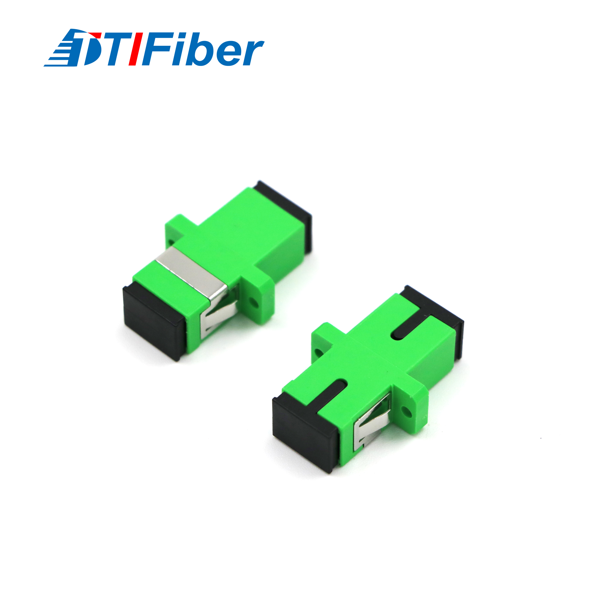 SC APC Singlemode Simplex Fiber Optic Adapter | TTI Fiber