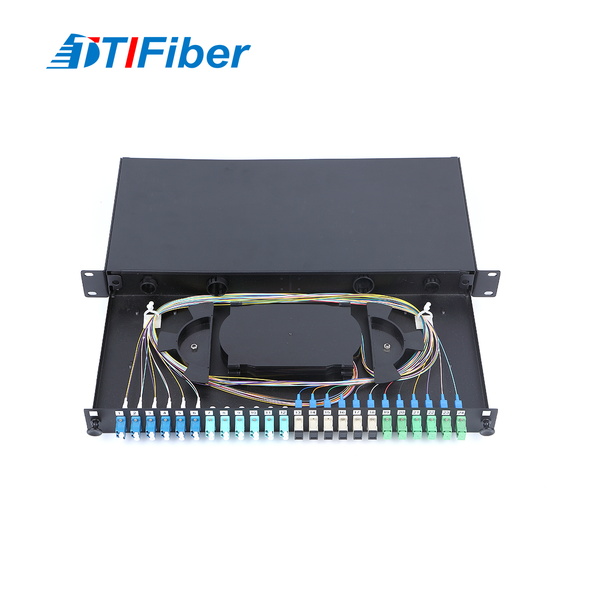 Fiber Optic Distribution Box 24 Port Patch Panel - TTI Fiber