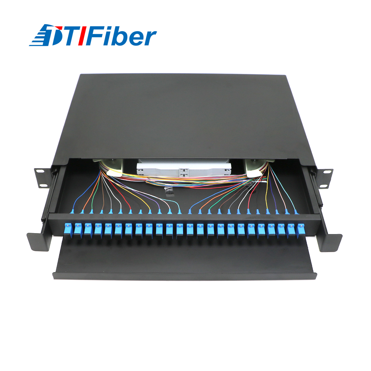 Wall Mounted 24 Port Fiber Termination Box Customized | TTI Fiber Factory