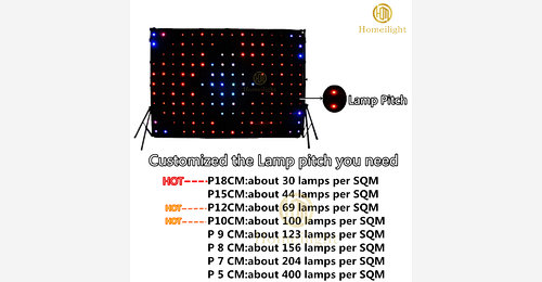 P18/P15/P12/P10/P9/P5CM LED Video Curtain Party Vision Cloth Stage ...