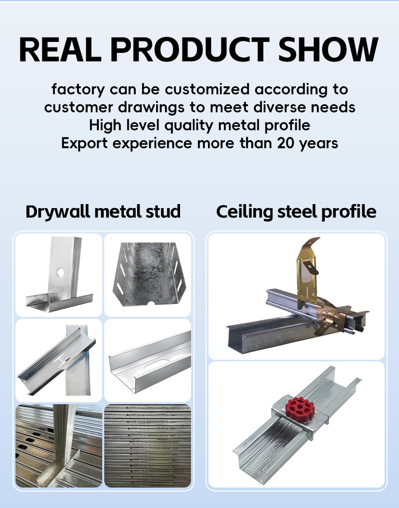 Modern Design Quiet Stud for Drywall Soundproofing Zinc Coating ...