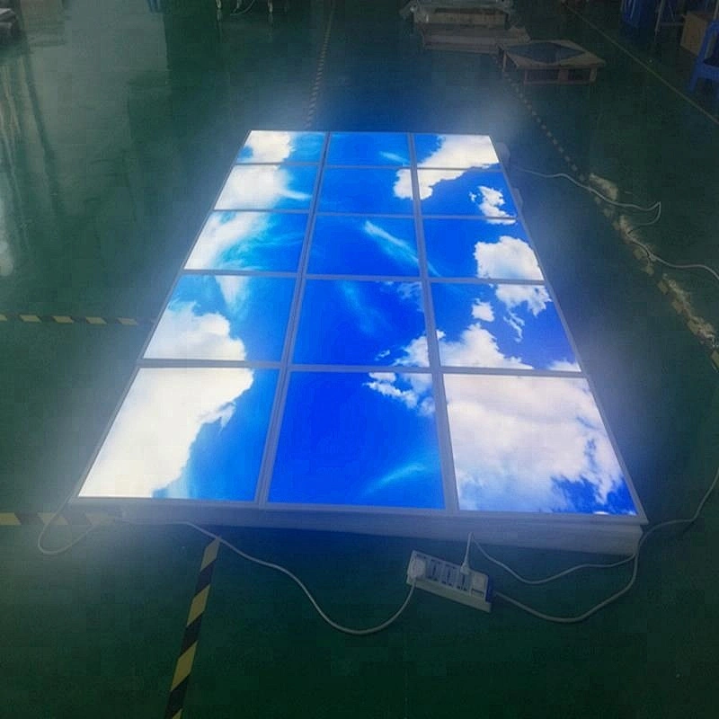 ETL approved blue sky cloud image 2x2 2x4 ceiling led panel light from ...