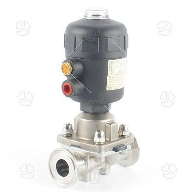Stainless Steel Sanitary Pneumatic Aseptic Direct Diaphragm Valve from ...