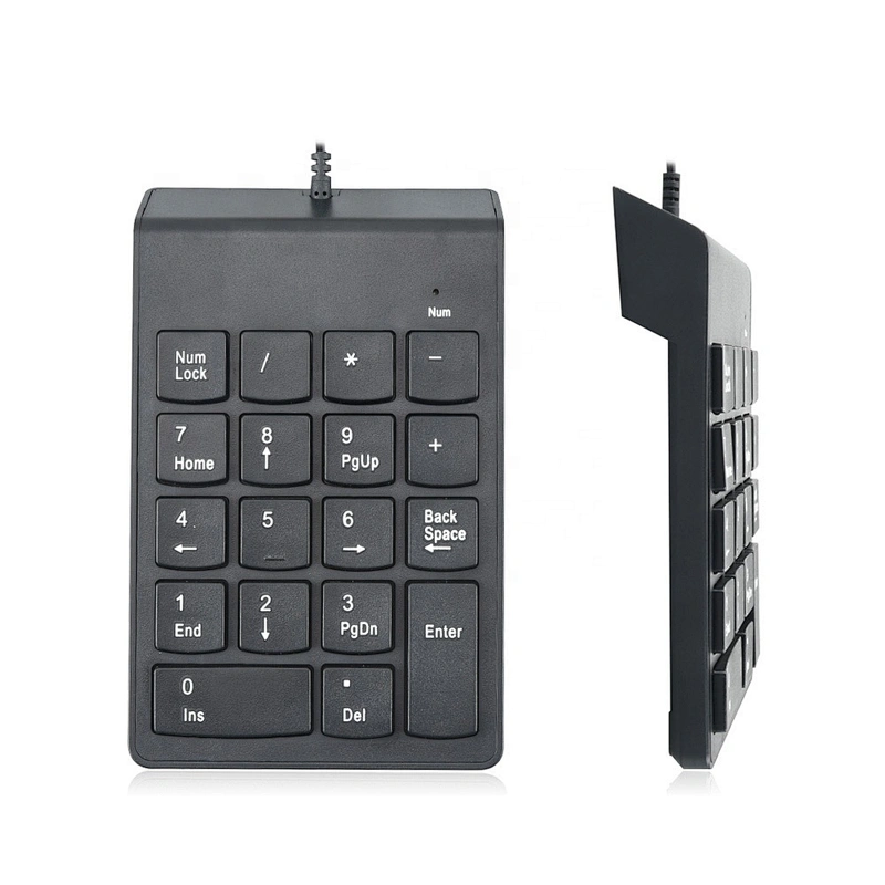 Super slim wired numeric keypad office numeric keyboard for business ...