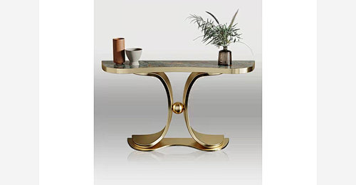 Alivar console , Sintered stone top console , Console table ...