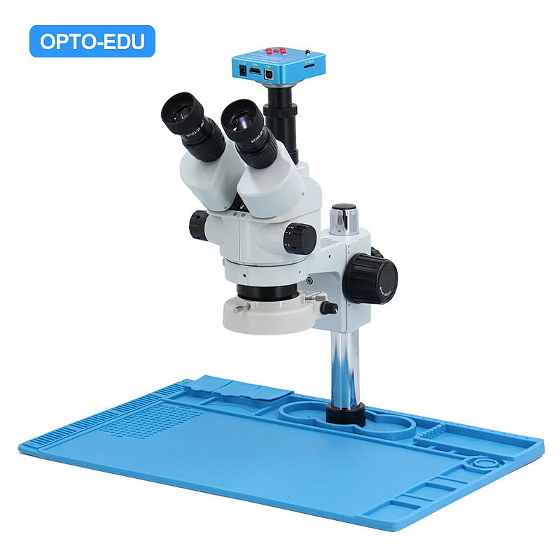 Microscope stéréo à zoom numérique LCD pour la réparation de téléphones ...