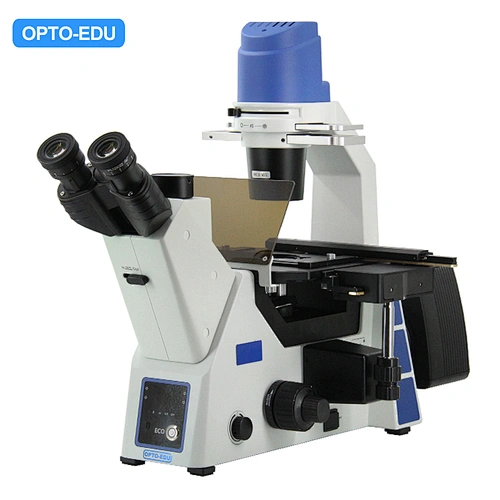 OPTO-EDU A16.1098 Full Motorized Inverted Fluorescent Microscope, Semi ...