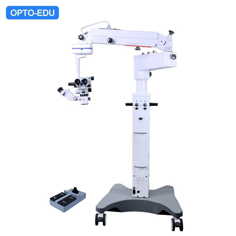 OPTO-EDU A41.1935 Operating Microscope, Dual Head, Motor Zoom, 4.5x~27 ...