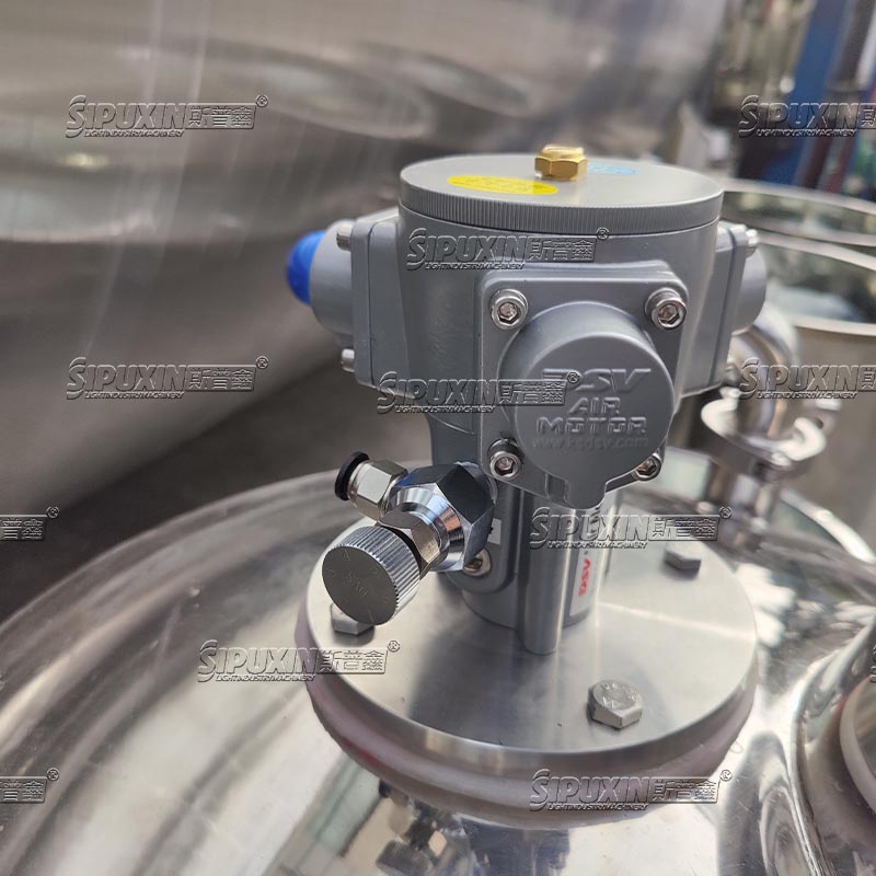 How to use pneumatic dispersion tank - 广州斯普鑫轻工机械设备有限公司