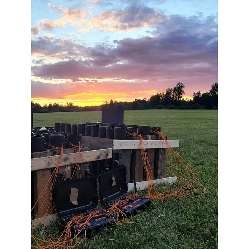 Liuyang Happiness CE passed 500M wire and remote control 24 cues ...