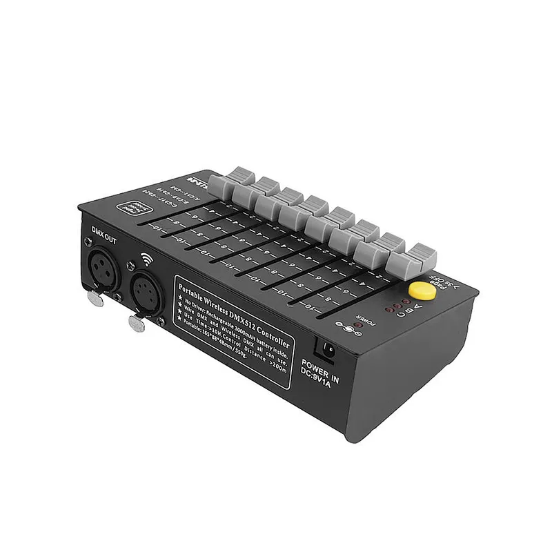 HAPPINESS Battery DMX Console 24 Channels Mini DMX Controller Stage & Lighting DJ Equipment from ...