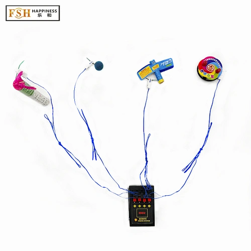 4 Cue Remote Firework Firing System HAPPINESS
