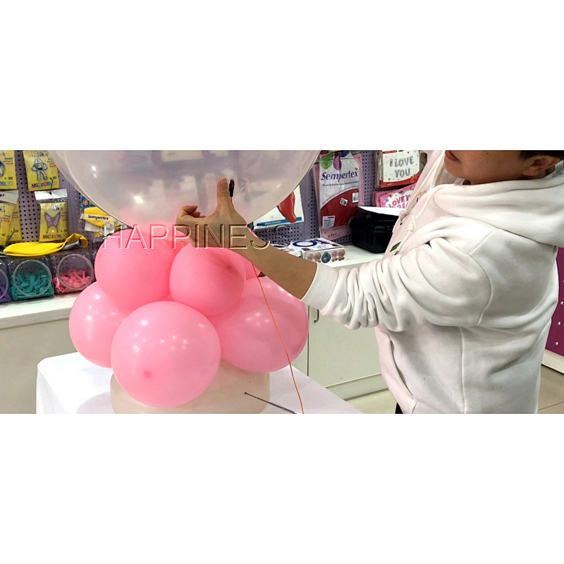 HAPPINESS 10 Cue wedding decoration popping balloon remote control ...