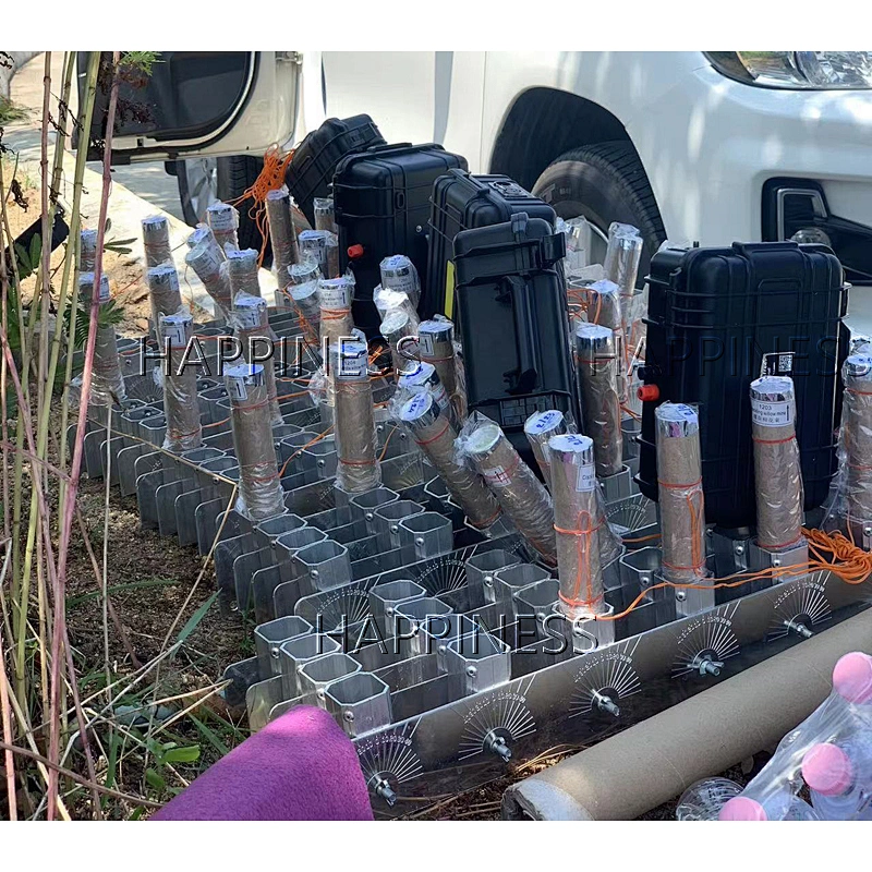 HAPPINESS 2024 Display Shell Pyrotechnic Aluminum Racks Fireworks Tool ...