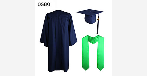Adult Graduation Gown And Cords | OSBO