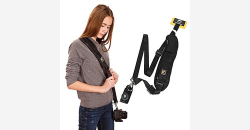 Kaliou Quick Rapid Carry Speed Sling Strap For Dslr Camera 7D 5D Mark ...