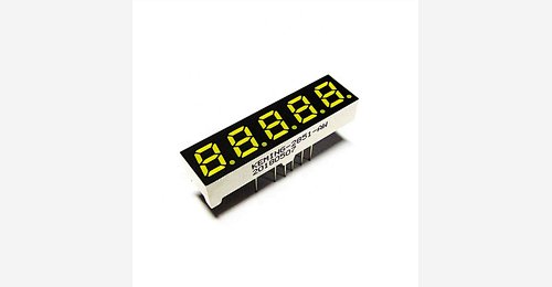 KEM led smallest 7-segment 5 digit led display 0.28 inch white clor for ...