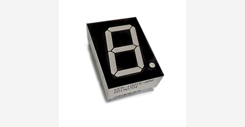 1 inch single digit green color 7 segment led display KEM-10016-ASG 10pins