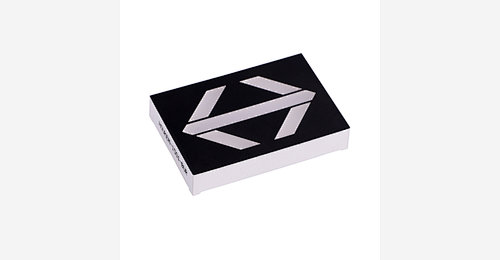 yellow color arrow sign 2.3 inch arrow led display