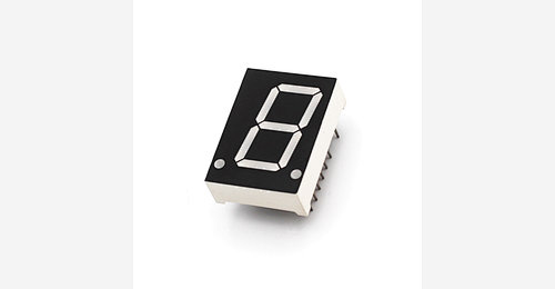 Numeric led indicator dip part 20.4mm yellow 0.8 inch led 7 segment ...