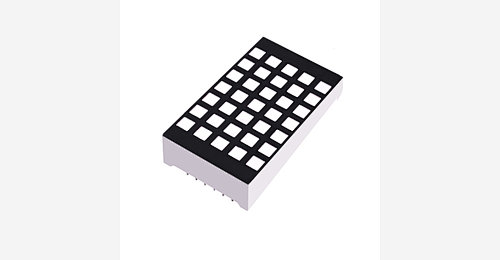 high brightness orange square dot matrix 5x7 led display