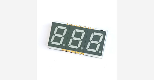 0.39 inch 3 digit 7 segment display smd