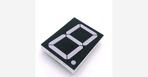 common anode large 4" seven segment display blue 4 inch 7 segment LED ...