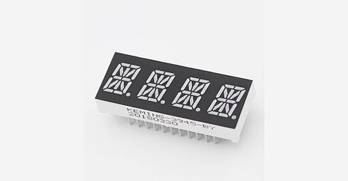 0.39 inch 4 digit alphanumeric LED display blue -Houke