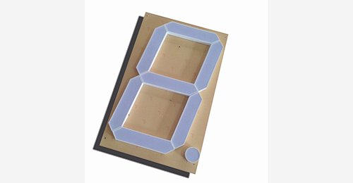 semi-outdoor large 12" seven segment led display / 12 inch 7 segment ...