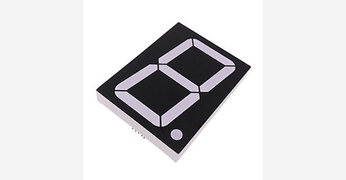 Large 7 segment led electronic number display system