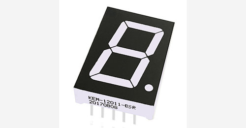 Houkem-12011-bw 1 digit white 1.2 inch 7 segment led display 1.2"-Houke
