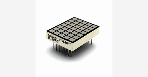4.4x4.9mm Square dot matrix display 5x7 white led matrix display