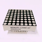 Houkem-12088-BY Yellow 3.0mm led dot matrix 8x8