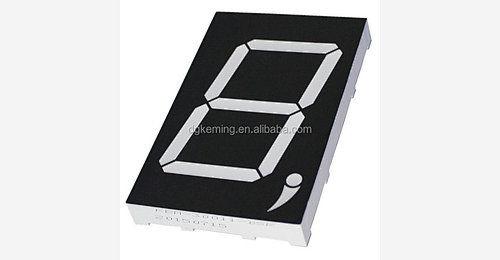 ultra red large 5 inch 7 segment led display with big comma