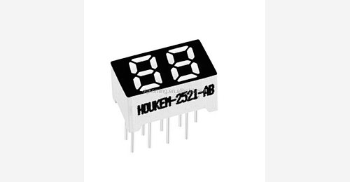 Mini 0.25 inch 2 digit 88 blue seven segment display 0.25'' 7 segment ...