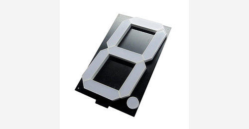 high brightness ultra red large 12" large 7-segment led display