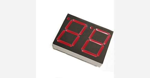 red 2 digit 7 segment display 0.8 inch dual digits seven segment ...
