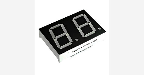 Anode red 1 inch 2 digit 7 segment led display dual digits 7 segment ...