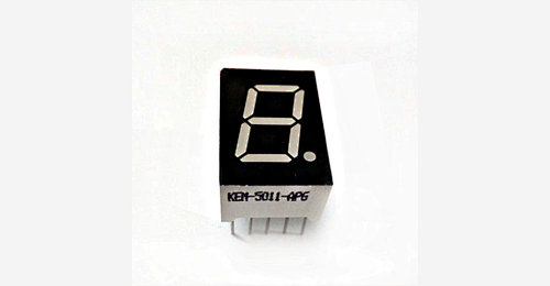 0.5inch single digit green color 7 segment led display pure green 10pins