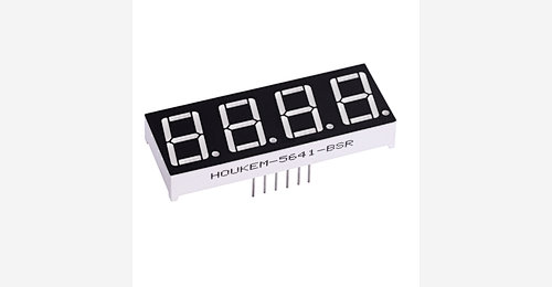 Red 4 bit 12 pin 0.56 inch 7 segment display 5461bs