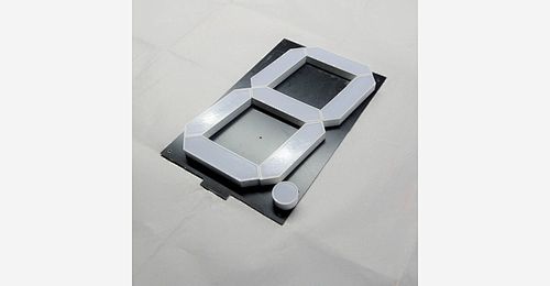 Outdoor seven segments large size 20 inch 7 segment led display