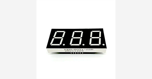 green color 0.8inch 3 digit 7 segment led display indicator KEM-8031-A ...
