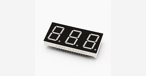 Common anode Triple digit 0.8 inch 7 segment led display 3 digit 7seg ...