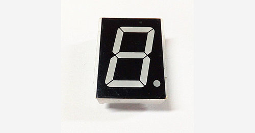 1.2inch single digit 7 segment led display yellow color KEM-12011-A/BY ...