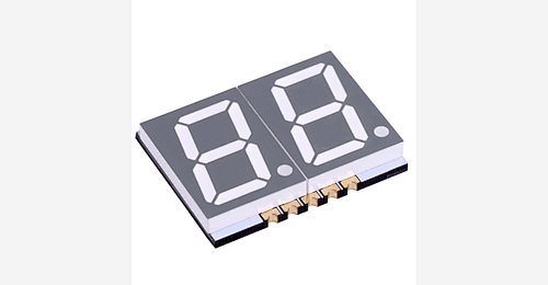 Super Red 2 digit smd 7 segment display 0.56 inch - Houkem
