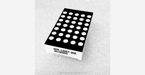 1.2 inch Red Green dual color 5x7 led matrix display 3.0mm