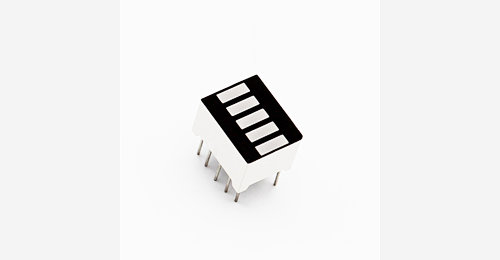 5 segments LED Bar Graph Array green